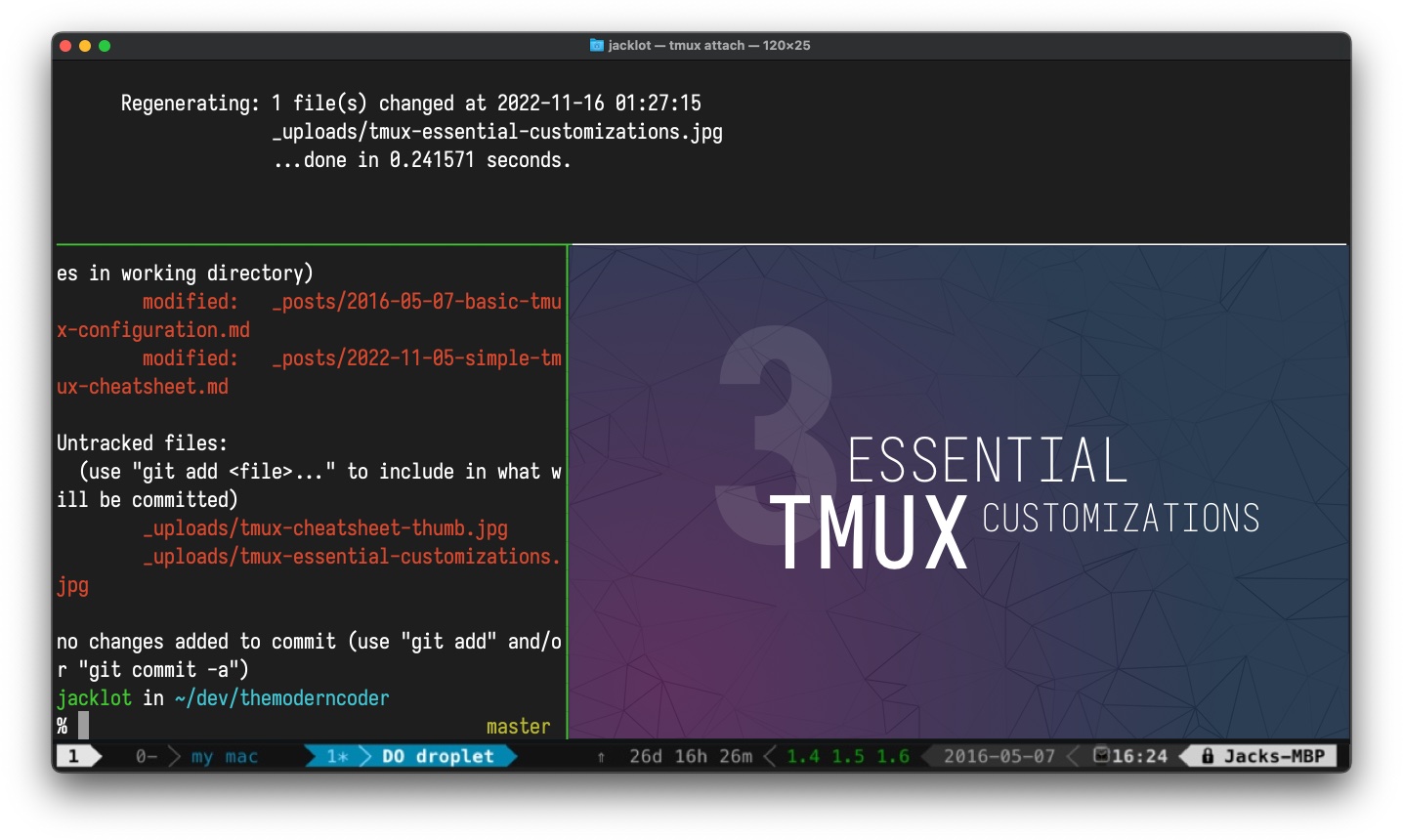 3 Essential TMUX Customizations